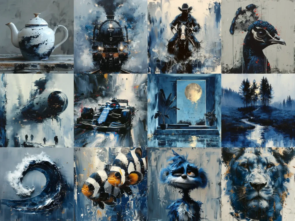 Sci-Fi Cyberpunk Odyssey: Digital Artwork Collection - Noble Shapes