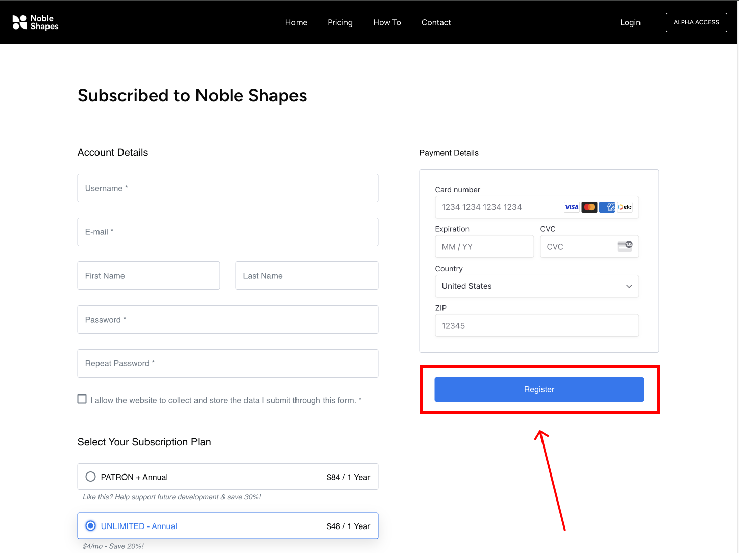 How To - Noble Shapes