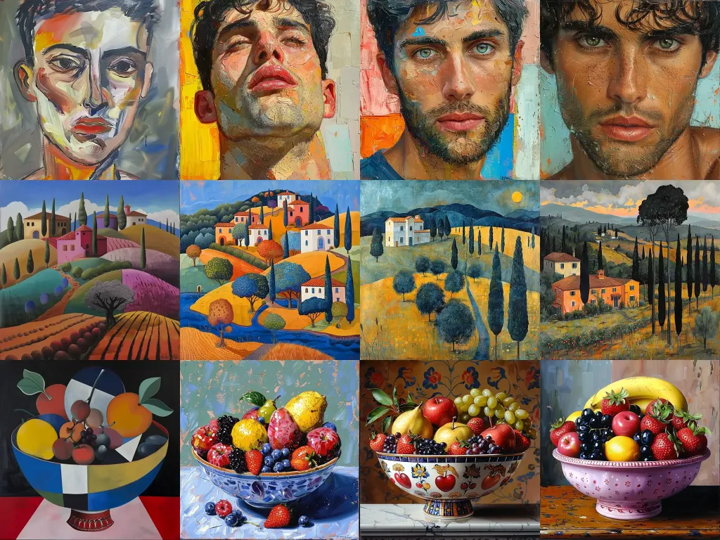 Valerio Adami - Italian Painter - Noble Shapes