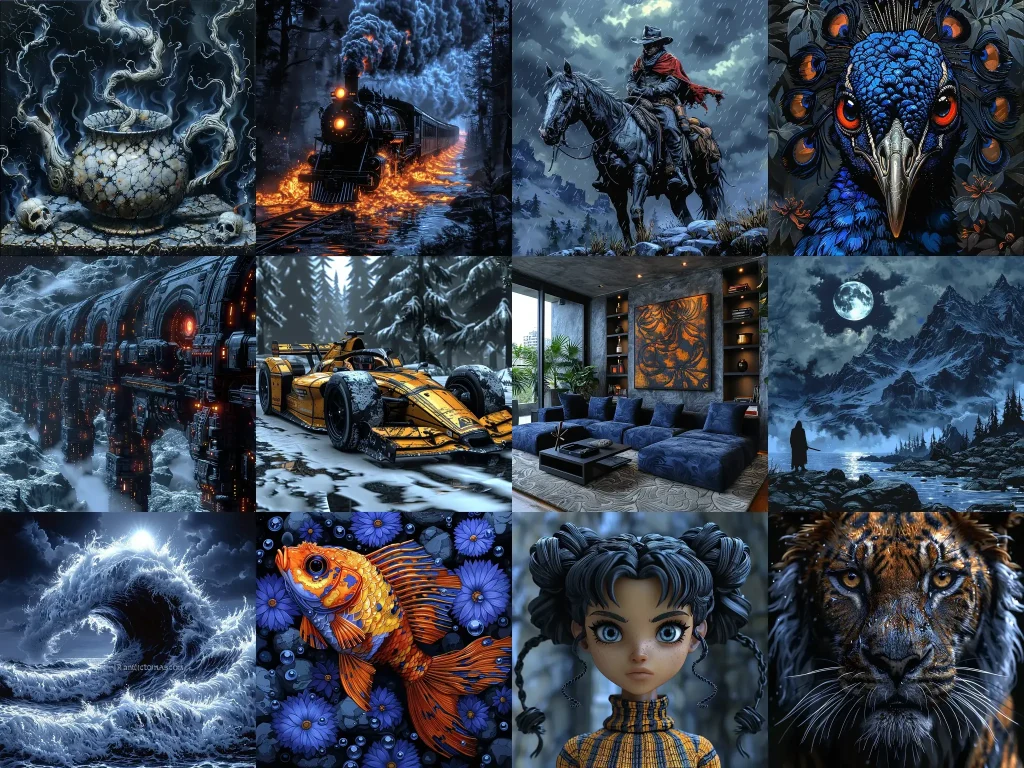 Stylistic Marvels: Digital Art Collection - Noble Shapes