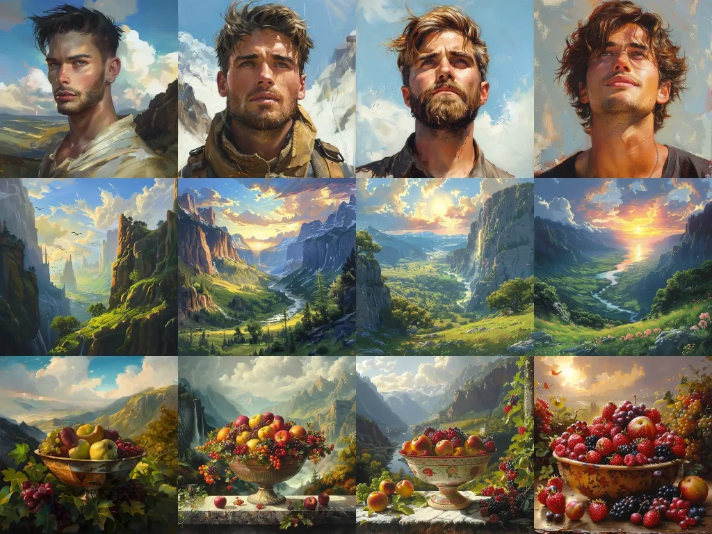 Noah Bradley-Painter - Noble Shapes