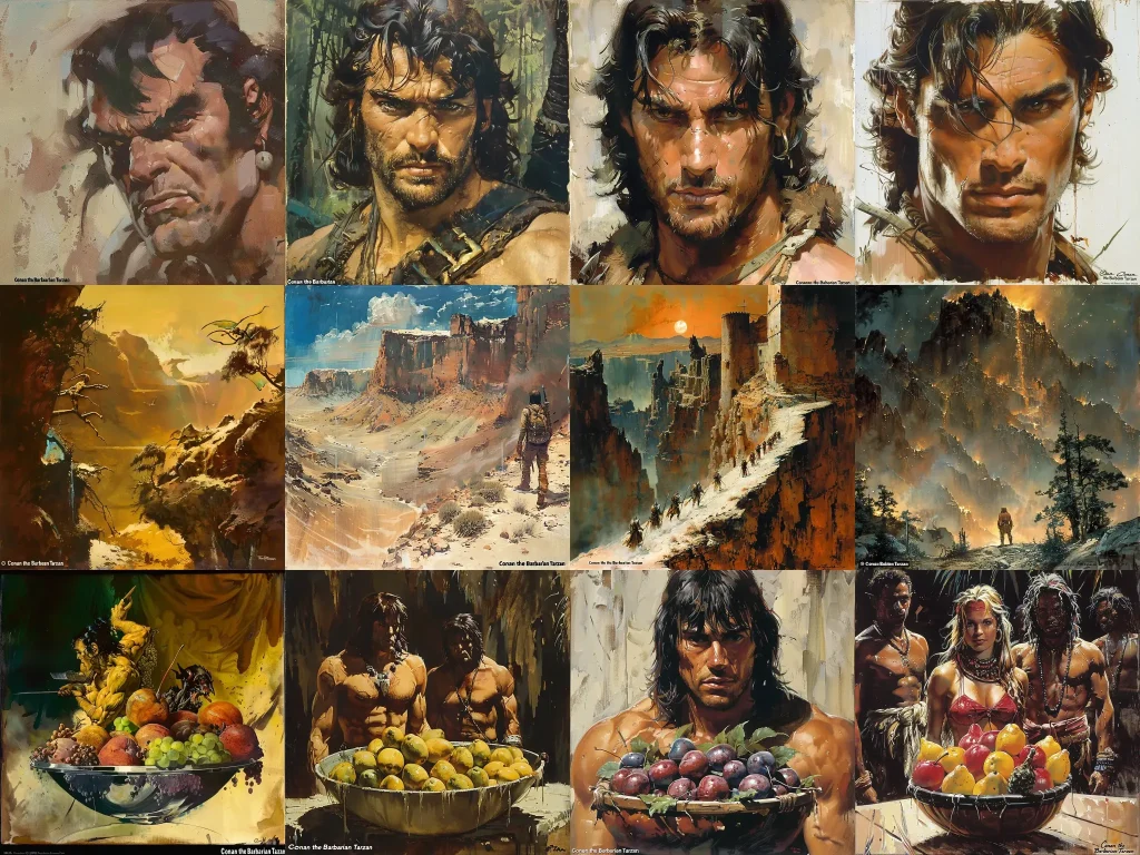 Frank Frazetta-Illustrator - Noble Shapes