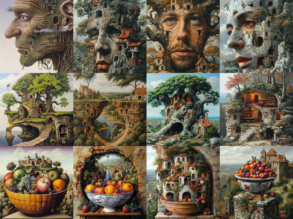 Jacek Yerka-Painter. - Noble Shapes