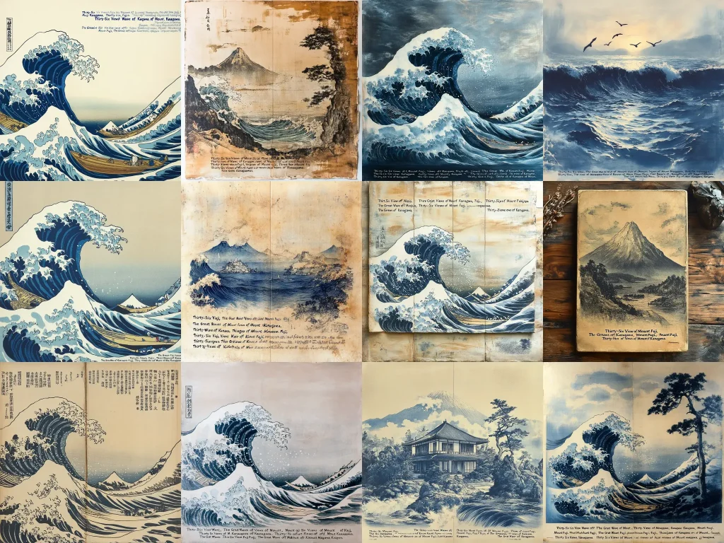 Hokusai-Printmaker - Noble Shapes