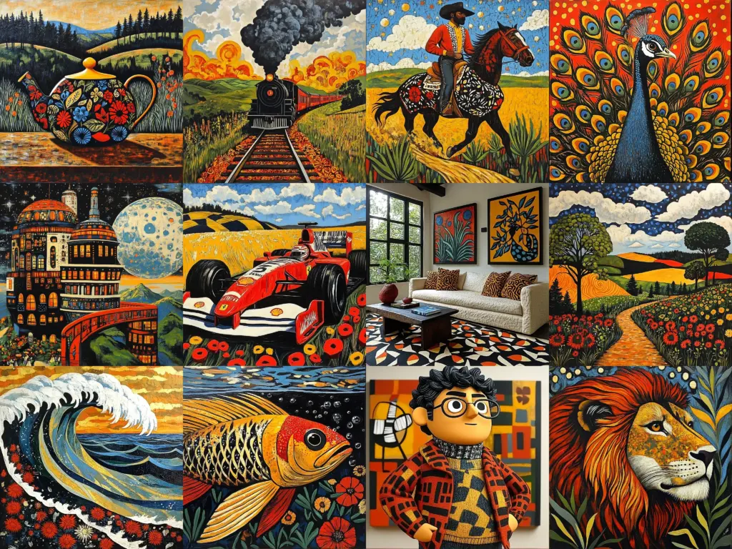 Creative AI art using style prompts: Redefining Visual Expression ...