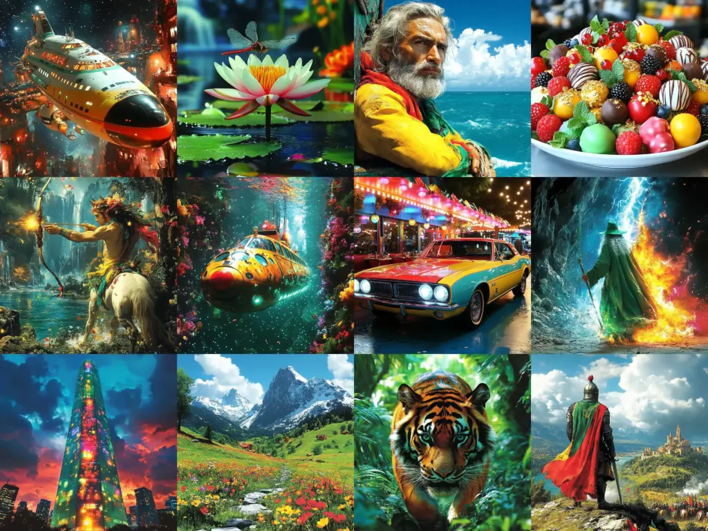 Explore vibrant AI-generated scenes from '67 Camaros under neon lights ...