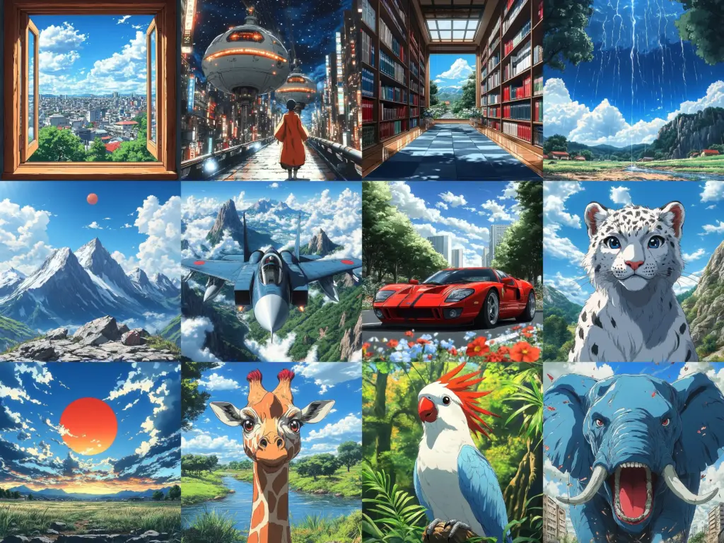 Explore dynamic scenes from the Creative AI art using style prompts ...